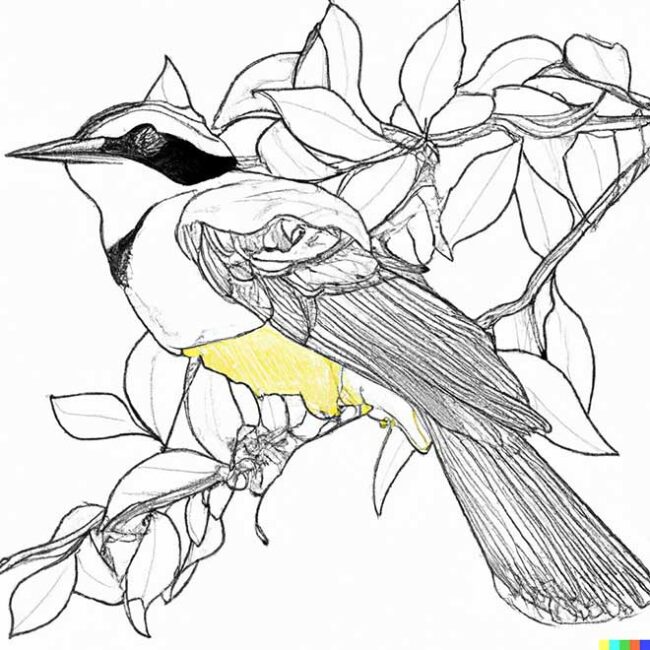 21+ Desenhos de Bem Te Vi para Imprimir e Colorir/Pintar