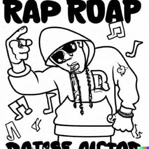 13+ Desenhos de Rap para Imprimir e Colorir/Pintar