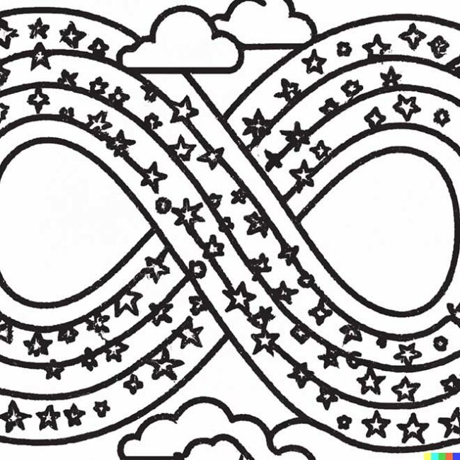 15+ Desenhos de Símbolo do Infinito para Imprimir e Colorir/Pintar