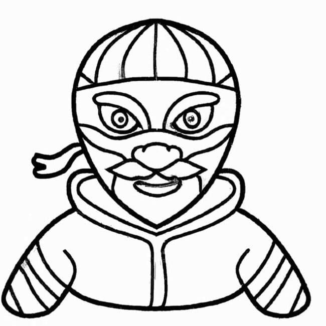 27+ Desenhos de Máscara de Ladrão para Imprimir e Colorir/Pintar