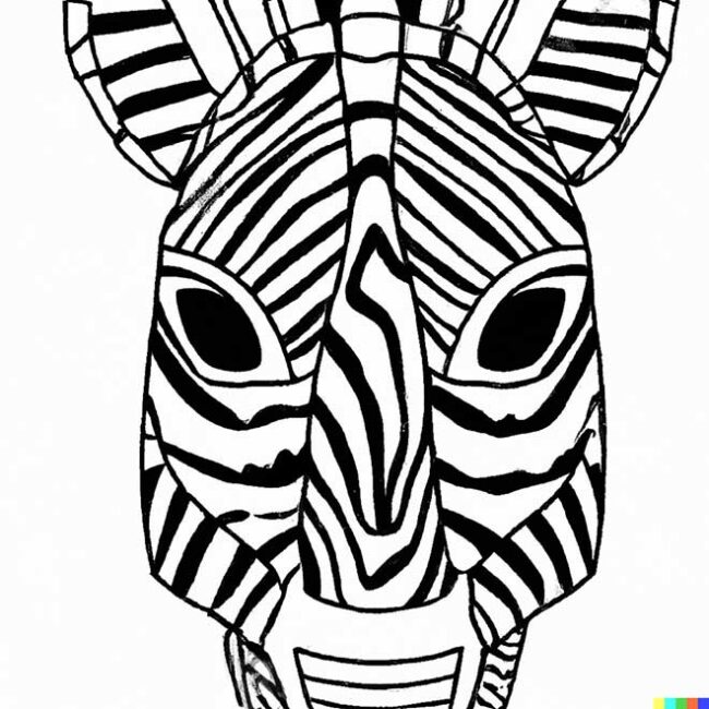 Mascaras Mascara Cebra Caretas Recortar Antifaz Careta Antifaces Granja ...