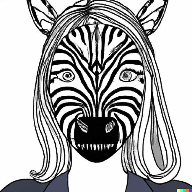 27+ Desenhos de Máscara de Zebra para Imprimir e Colorir/Pintar