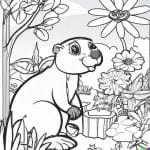 35+ Desenhos de Castor para Imprimir e Colorir/Pintar