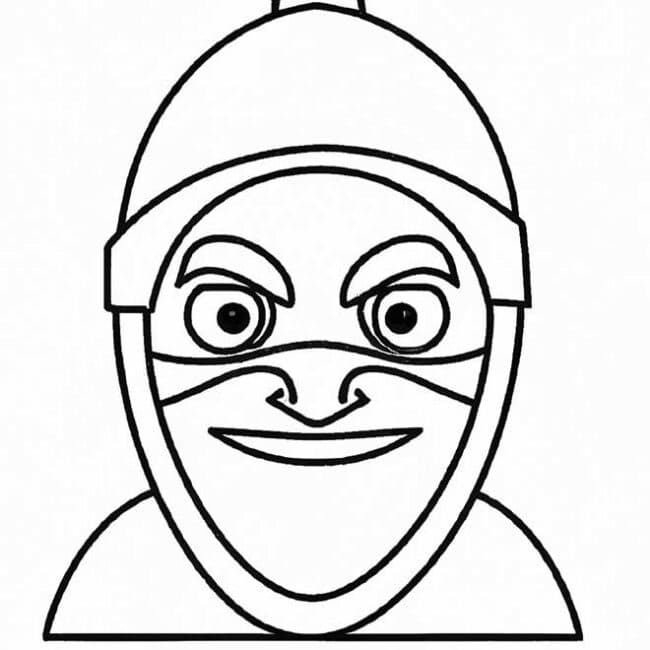 27+ Desenhos de Máscara de Ladrão para Imprimir e Colorir/Pintar