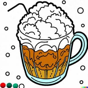 25+ Desenhos de Chopp para Imprimir e Colorir/Pintar