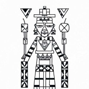 40+ Desenhos de Arte Ndebele para Imprimir e Colorir/Pintar