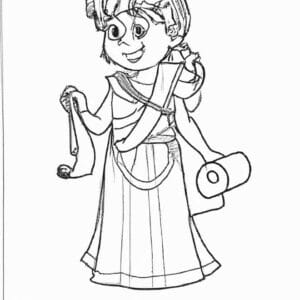 40+ Desenhos de Toga para Imprimir e Colorir/Pintar (Grátis)