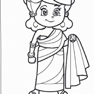 40+ Desenhos de Toga para Imprimir e Colorir/Pintar (Grátis)