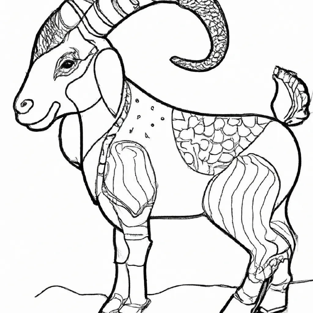 40+ Desenhos de Cabrita para Imprimir e Colorir/Pintar