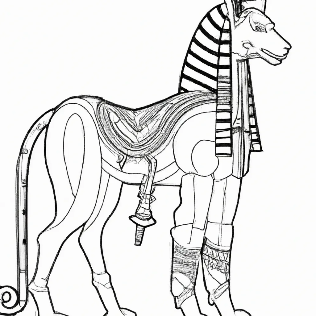 40+ Desenhos de Faraó para Imprimir e Colorir/Pintar [Grátis]