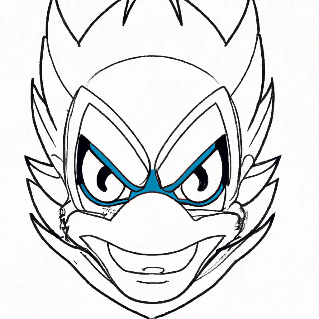 40+ Desenhos de Máscara do Sonic para Imprimir e Colorir/Pintar