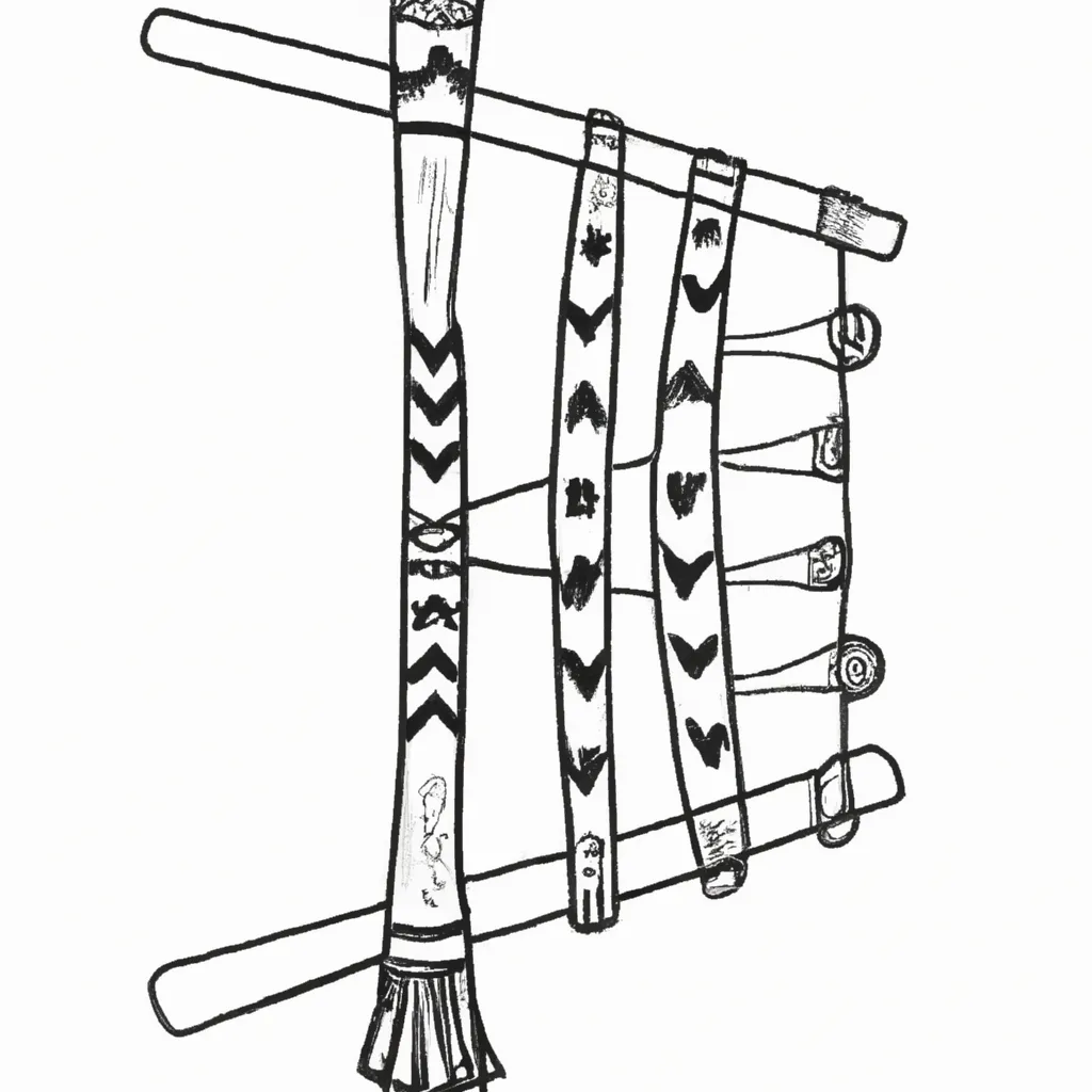 40+ Desenhos de Instrumentos Musicais Indígenas para Imprimir e Colorir ...