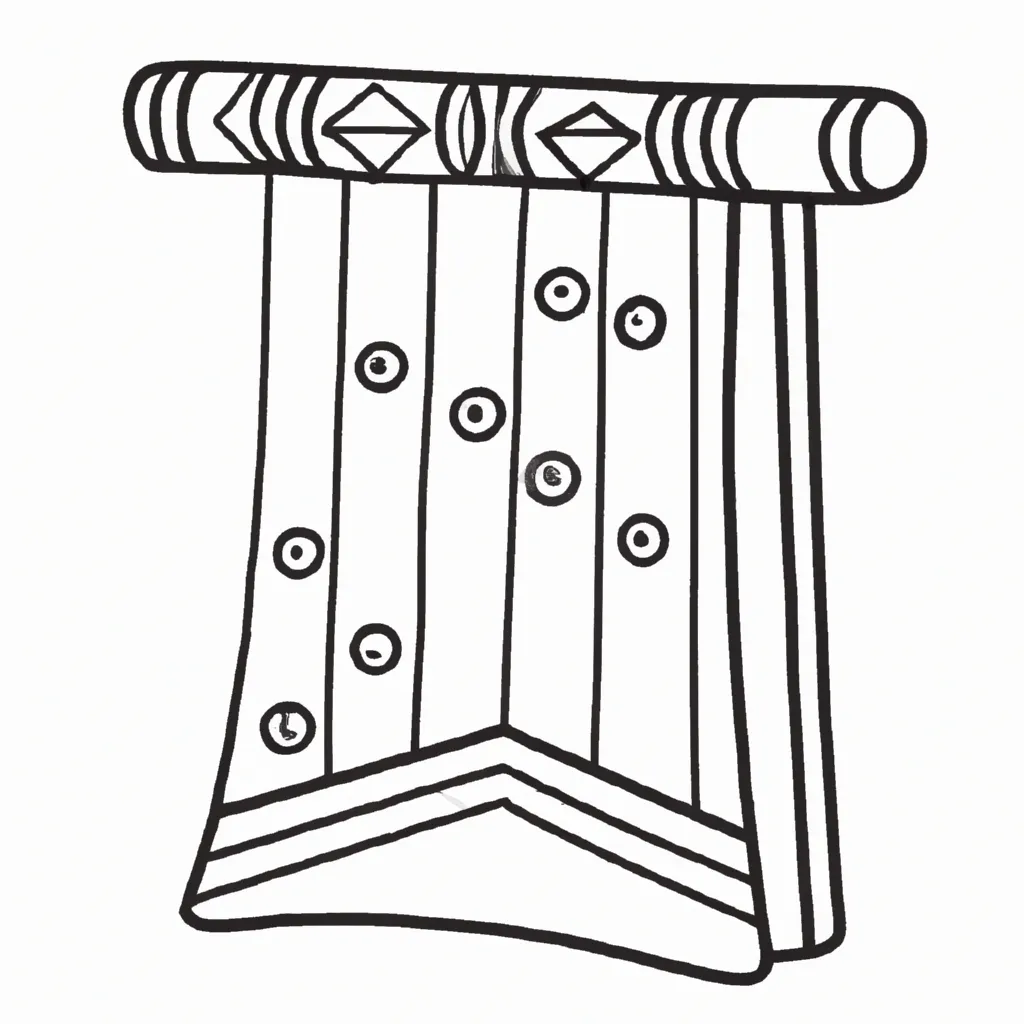 40+ Desenhos de Instrumentos Musicais Indígenas para Imprimir e Colorir ...