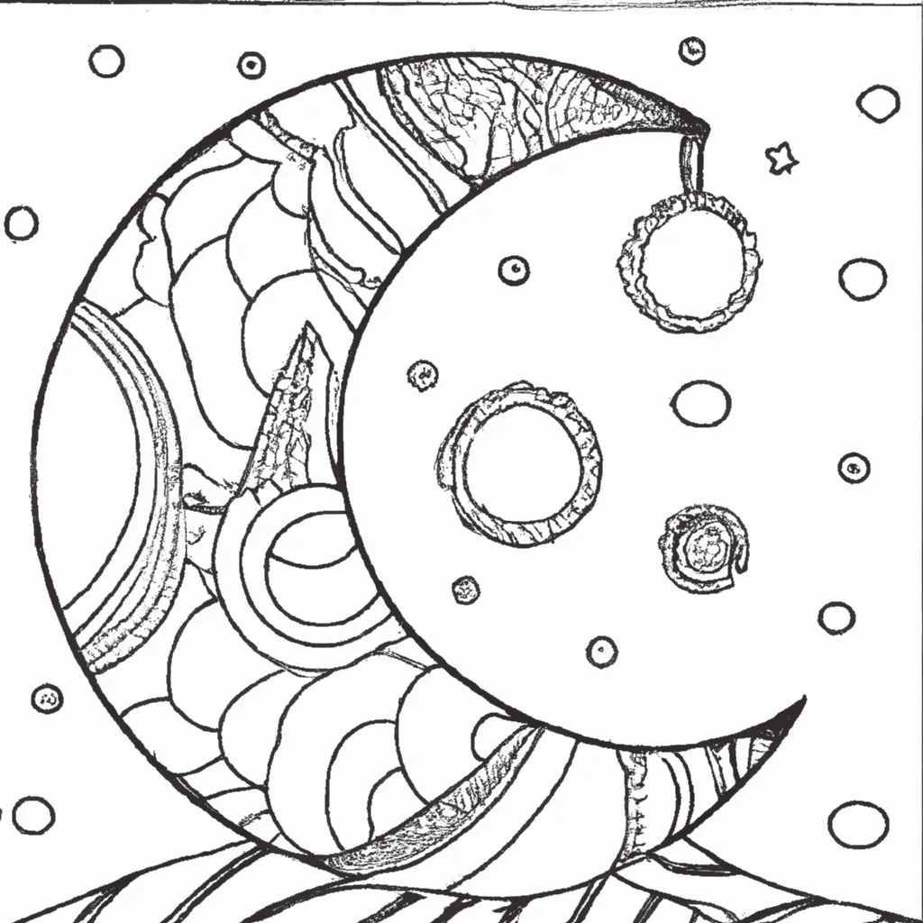 40+ Desenhos de Lua para Imprimir e Colorir/Pintar (Lindos)