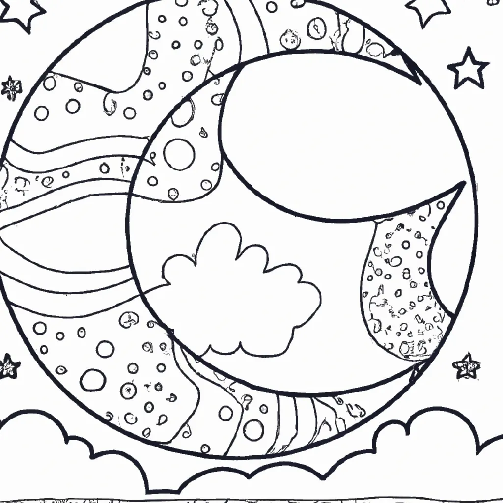 40+ Desenhos de Lua para Imprimir e Colorir/Pintar (Lindos)