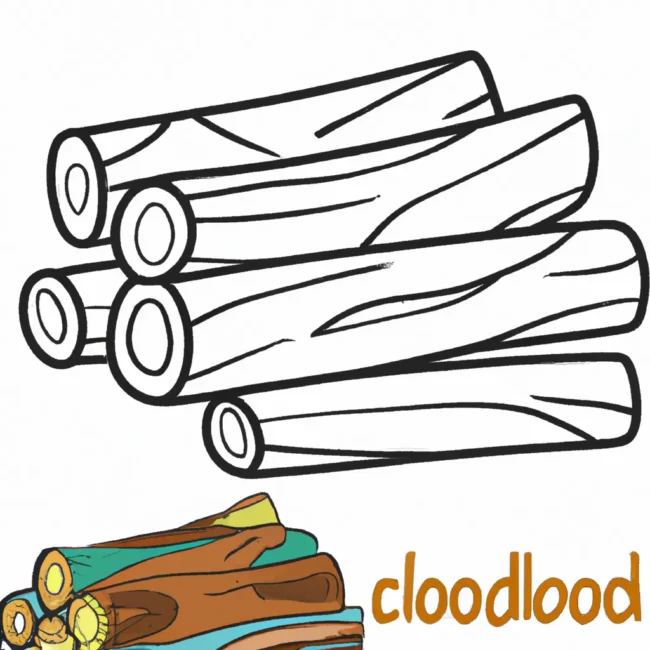 40+ Desenhos de Madeira para Imprimir e Colorir/Pintar