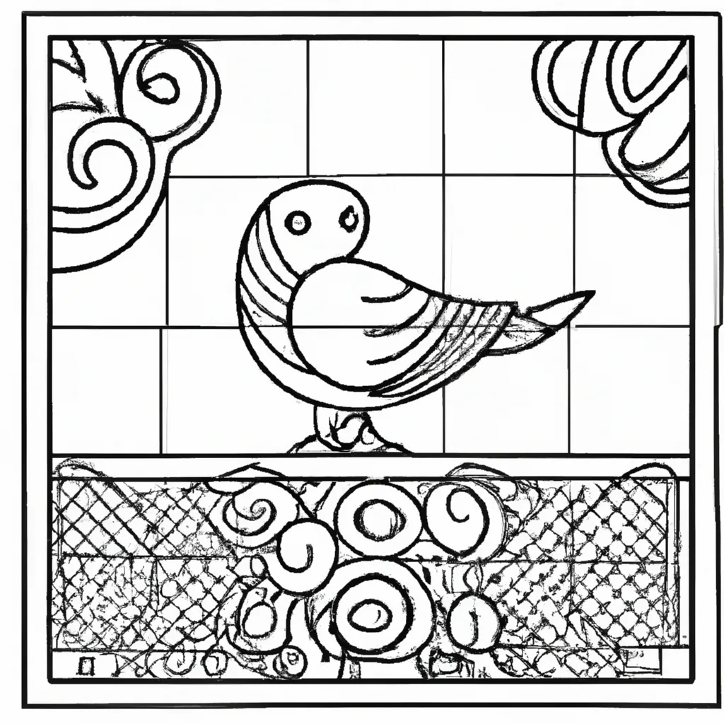 40+ Desenhos de Azulejo para Imprimir e Colorir/Pintar