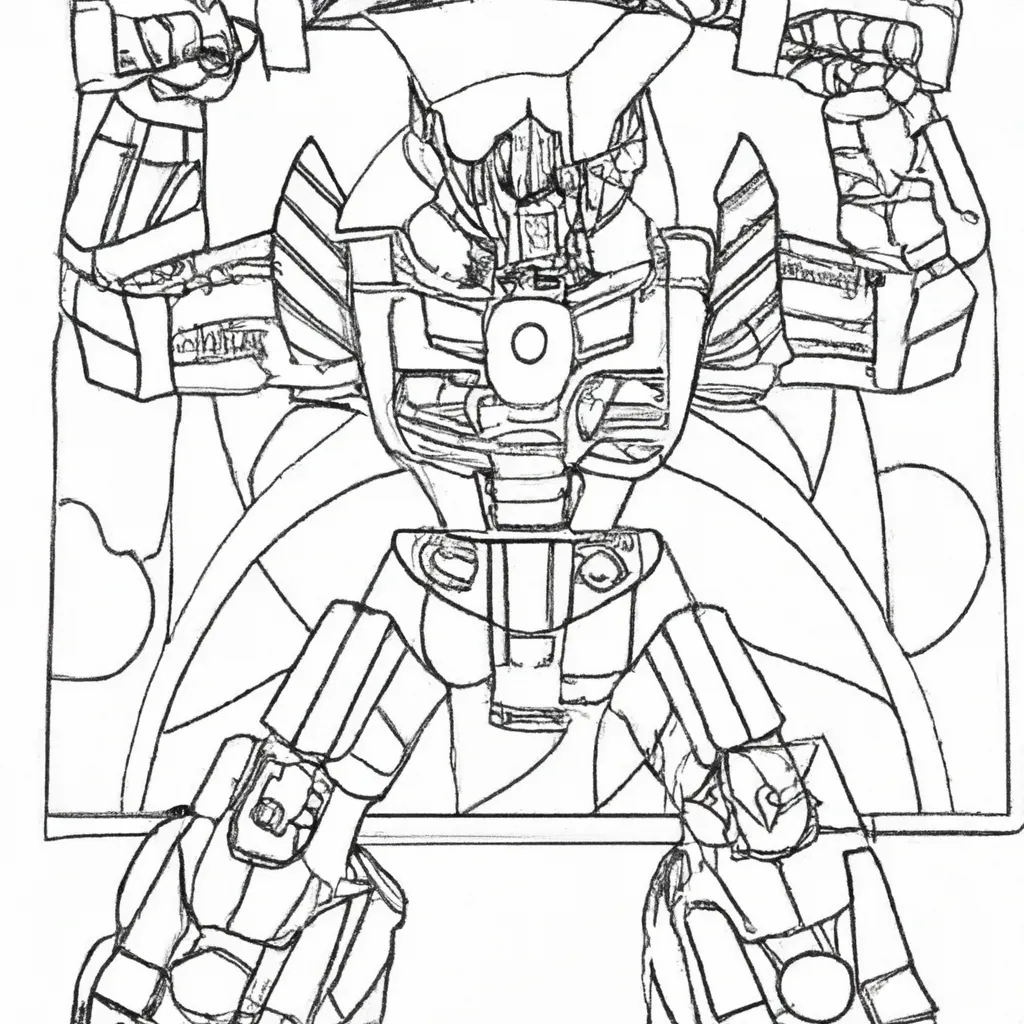 40+ Desenhos de Megazord para Imprimir e Colorir/Pintar