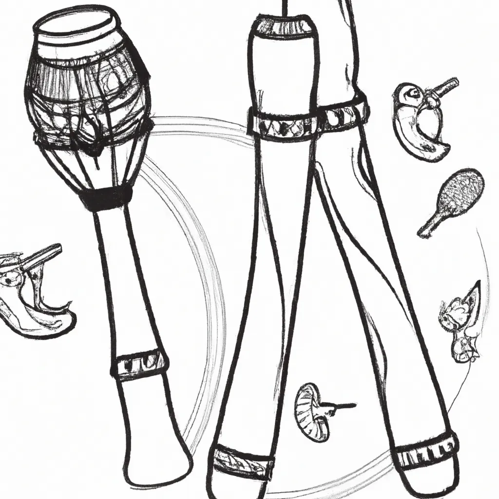 40+ Desenhos de Berimbau para Imprimir e Colorir/Pintar