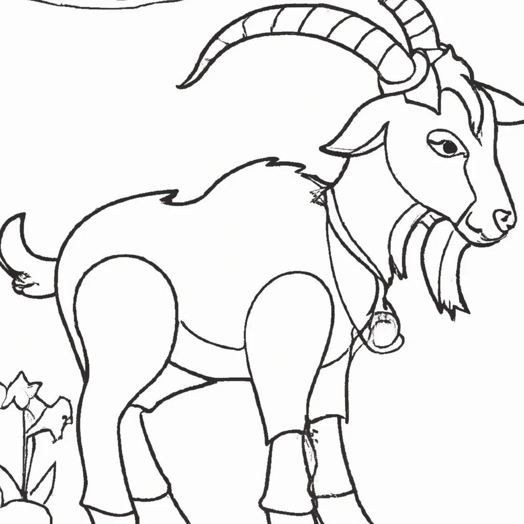 40+ Desenhos de Cabrita para Imprimir e Colorir/Pintar