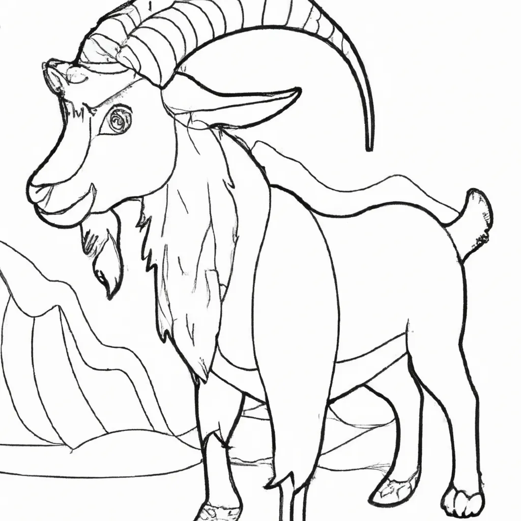 40+ Desenhos de Cabrita para Imprimir e Colorir/Pintar