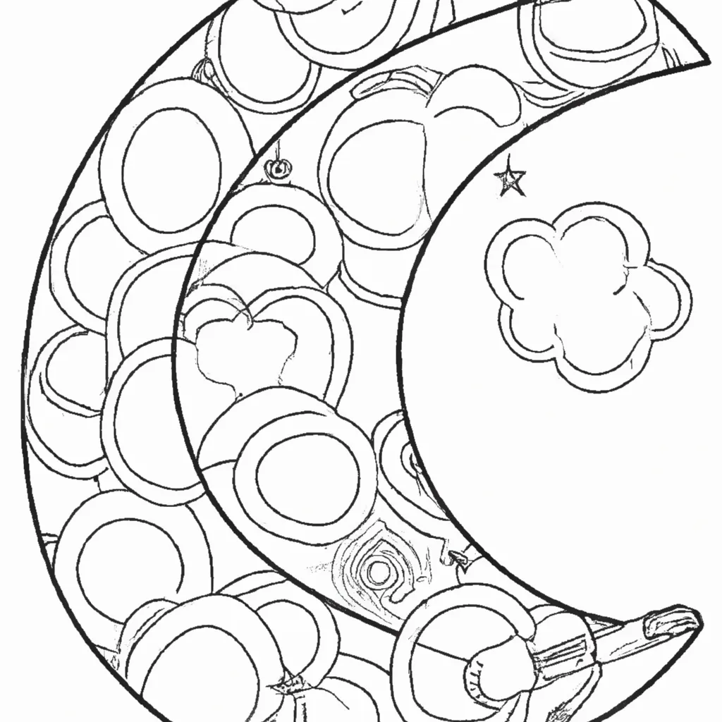 40+ Desenhos de Lua para Imprimir e Colorir/Pintar (Lindos)