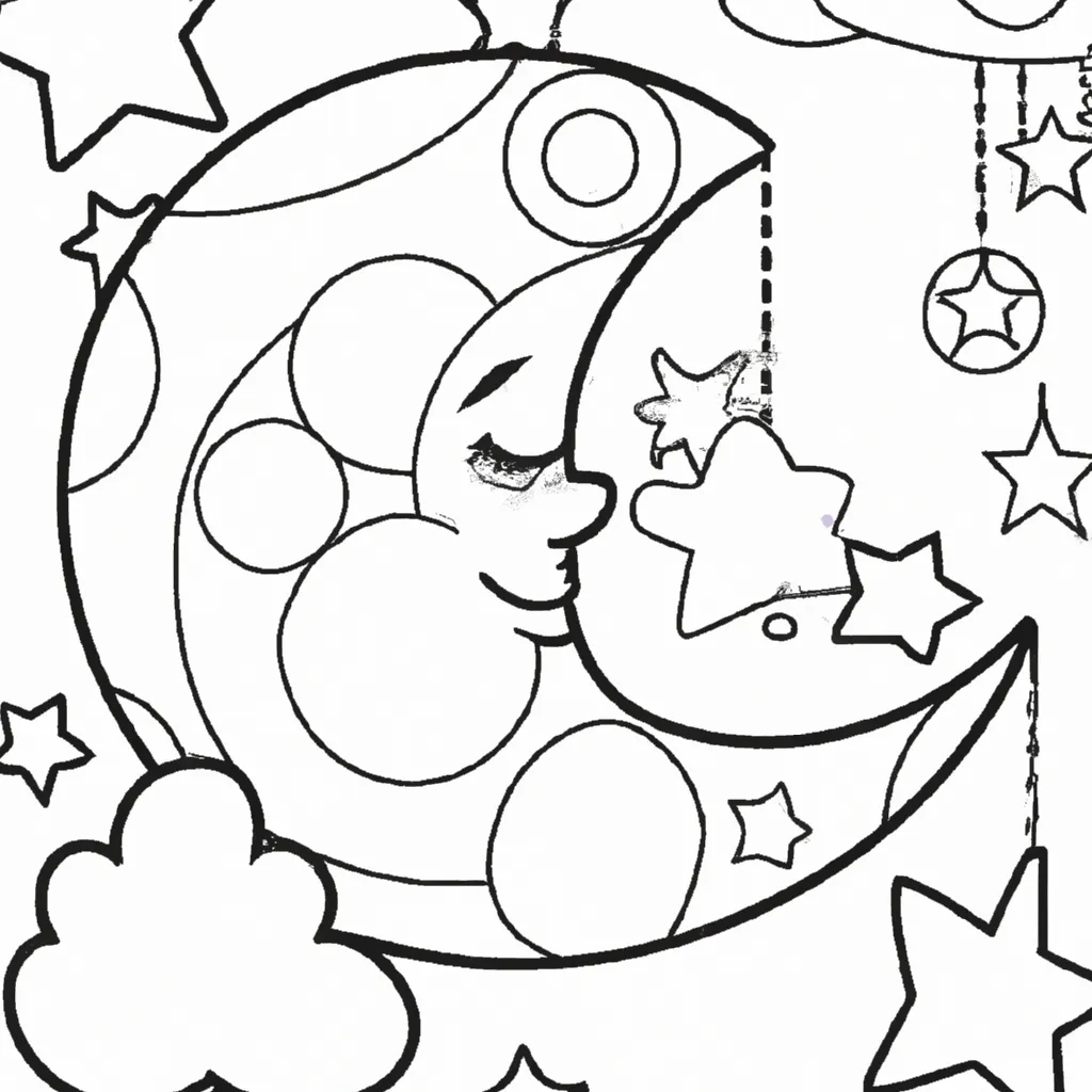 40+ Desenhos de Lua para Imprimir e Colorir/Pintar (Lindos)