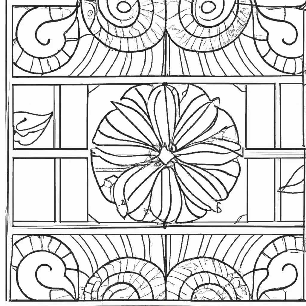 40+ Desenhos de Azulejo para Imprimir e Colorir/Pintar