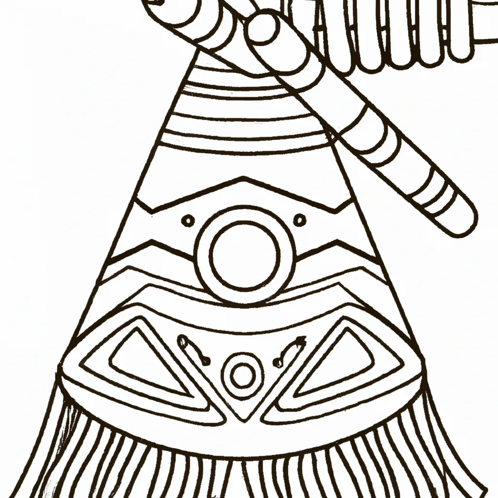 40+ Desenhos de Instrumentos Musicais Indígenas para Imprimir e Colorir ...