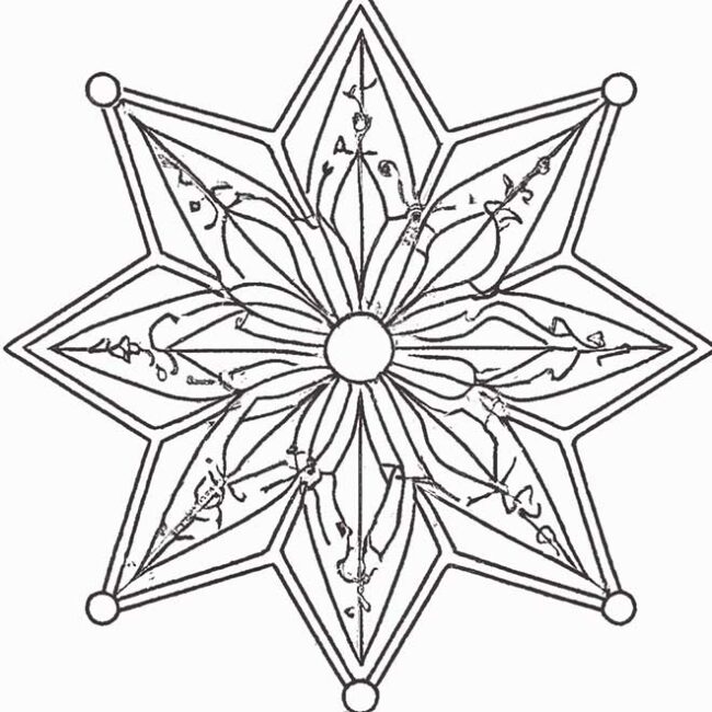 20+ Desenhos de Estrela de Belém para Imprimir e Colorir/Pintar