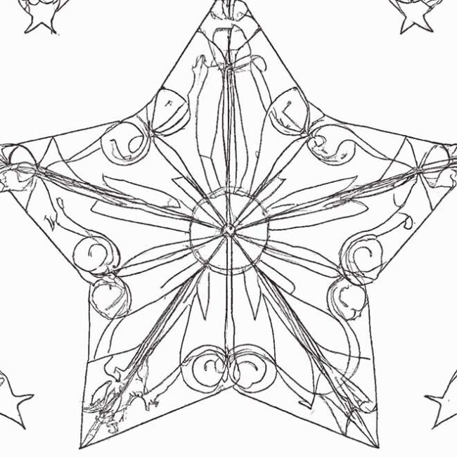 20+ Desenhos de Estrela de Belém para Imprimir e Colorir/Pintar
