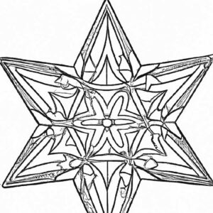 20+ Desenhos de Estrela de Belém para Imprimir e Colorir/Pintar