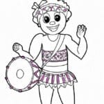 40+ Desenhos de Maracatu para Imprimir e Colorir/Pintar