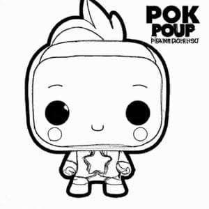 40+ Desenhos de Funko Pop para Imprimir e Colorir/Pintar