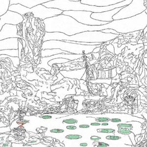 40+ Desenhos de Obras de Monet para Imprimir e Colorir/Pintar