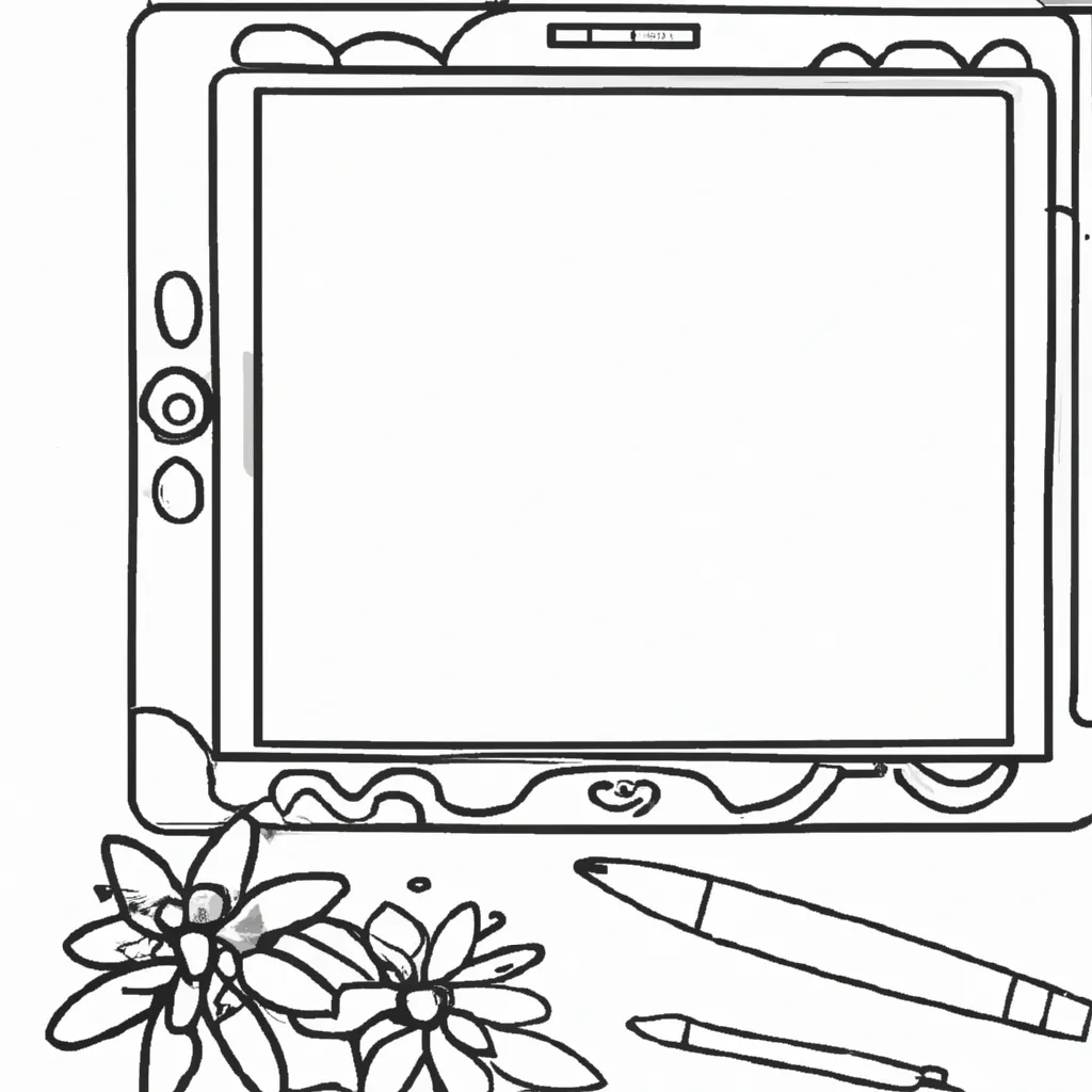 Como Desenhar Telemóveis e Tablets Modernos: Desenhos para Imprimir e ...