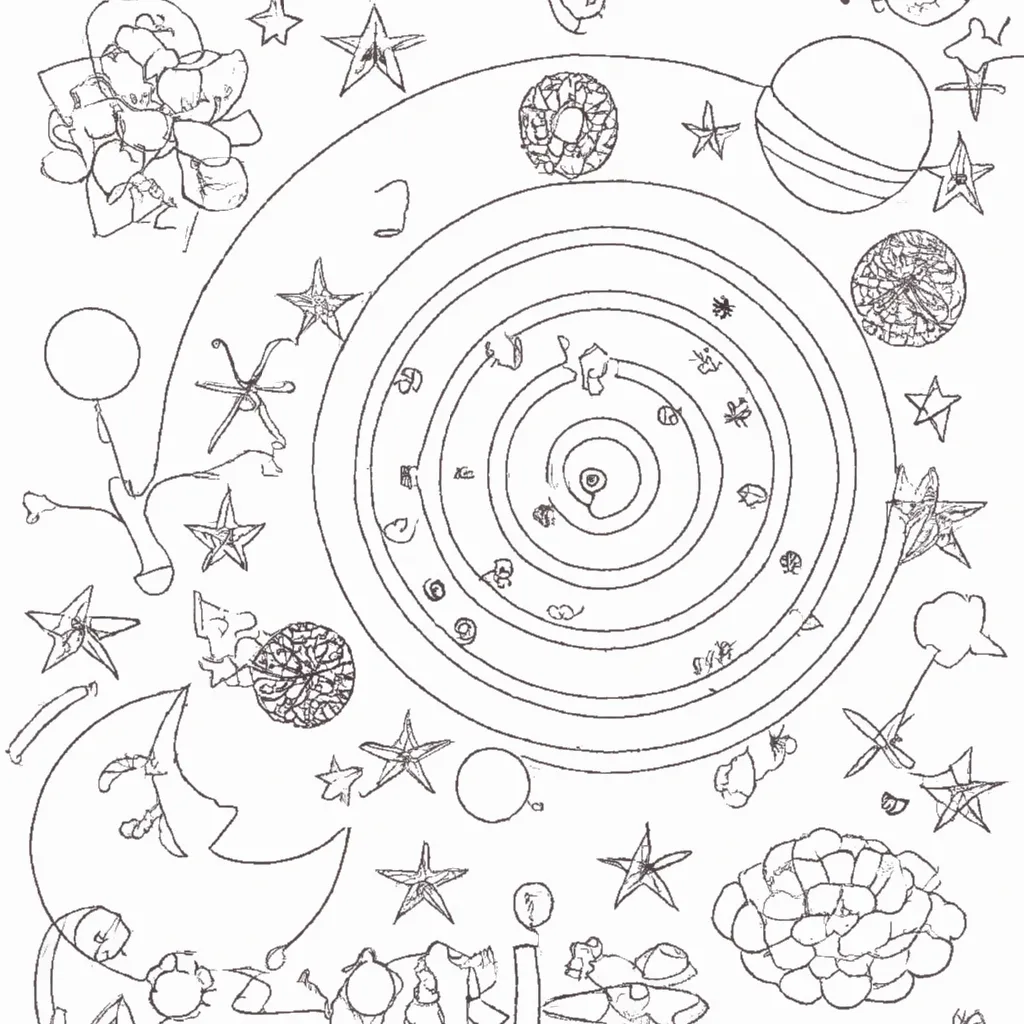 Cosmologia Colorida: Descubra os Desenhos que Você Pode Imprimir e Colorir!
