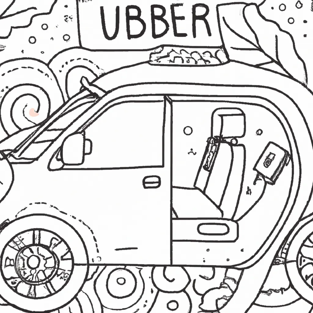 Uber: Desenhos Para Imprimir e Colorir para Crianças!