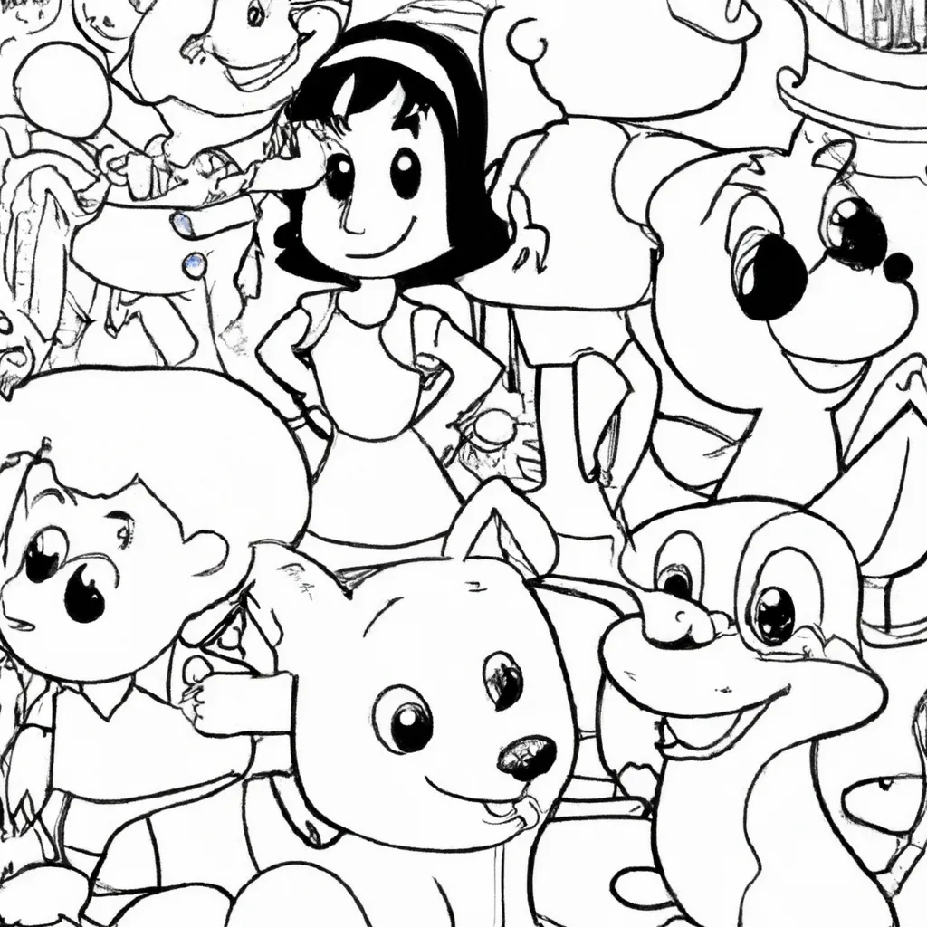 Desenhos de Cartoon: Impressione Seus Amigos com Estes Desenhos Prontos