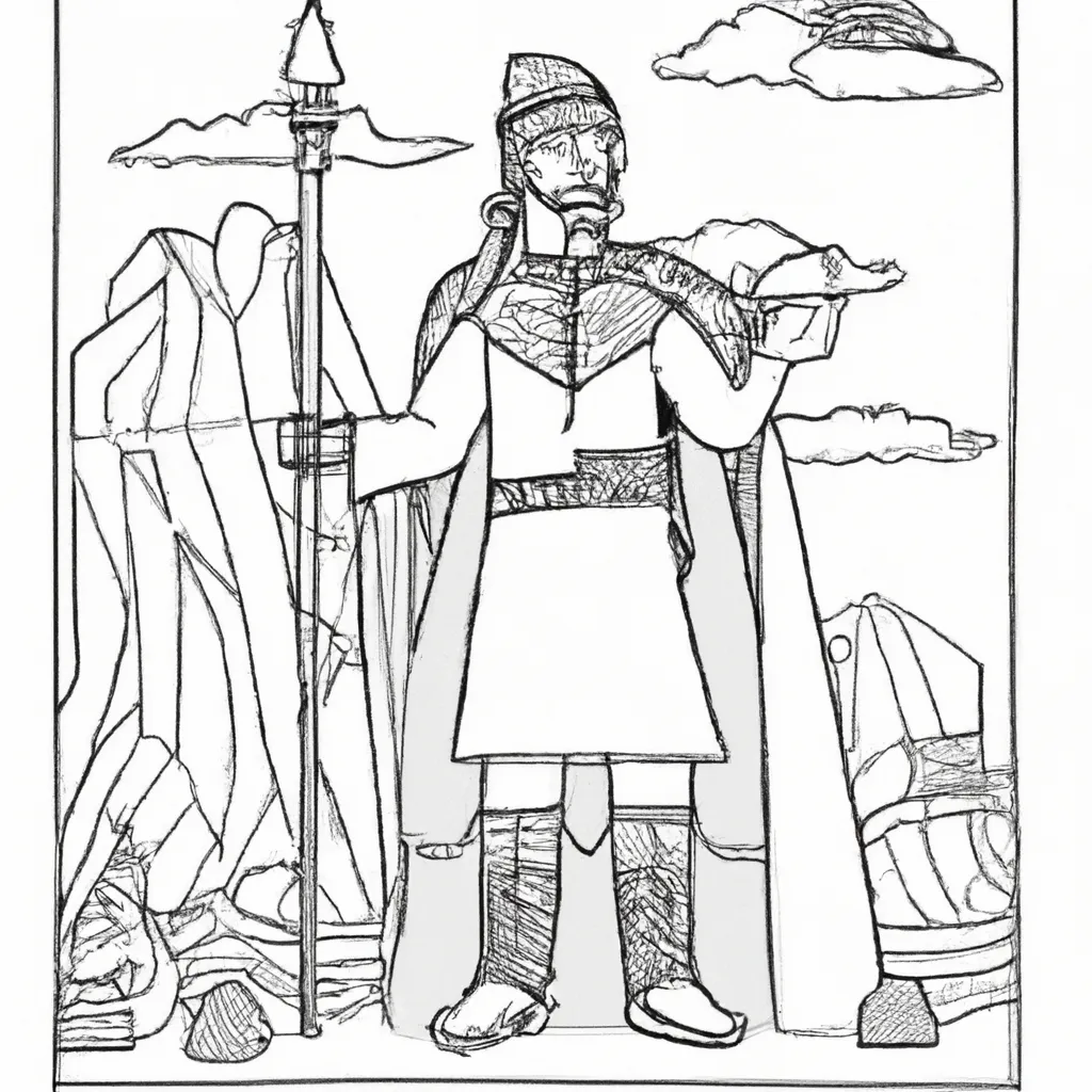 Desenho Do Rei Saul Para Colorir 23,917,874 Ilustrações De