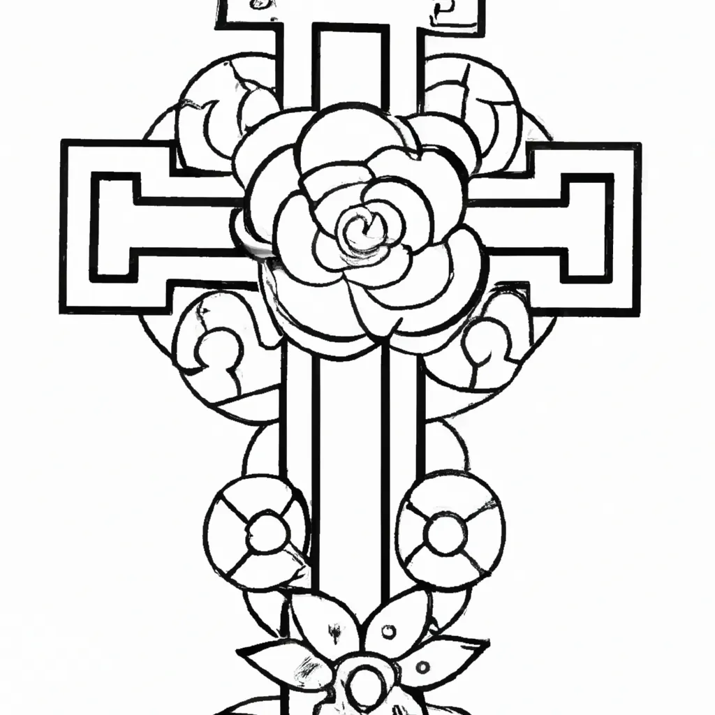 A Rosa-Cruz: Desenhos Para Imprimir e Colorir, Uma Experiência ...