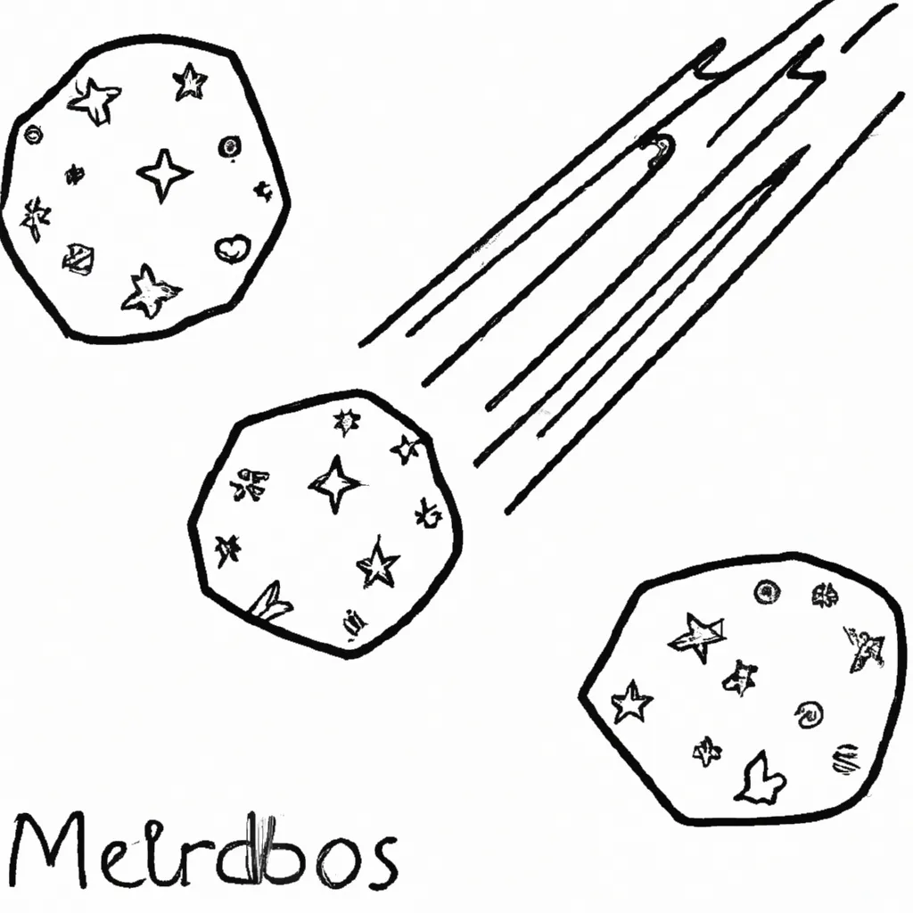 Meteoritos: Desenhos Incríveis para Imprimir e Colorir!