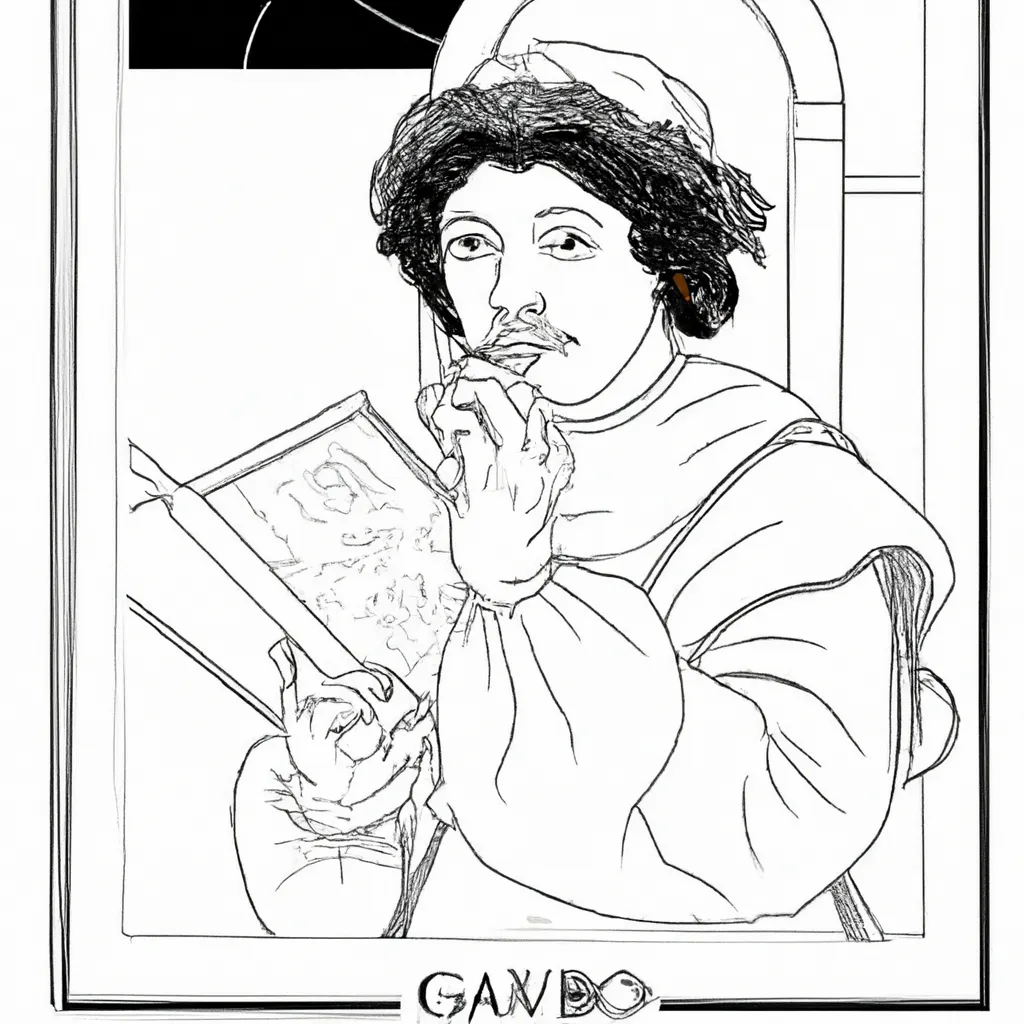 Descubra as Obras de Caravaggio e Colora-as com Desenhos para Imprimir!