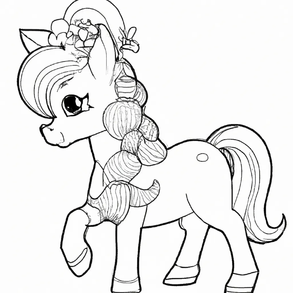 Pinte e Colora com Seu Ponei Favorito: Desenhos para Imprimir e Colorir!
