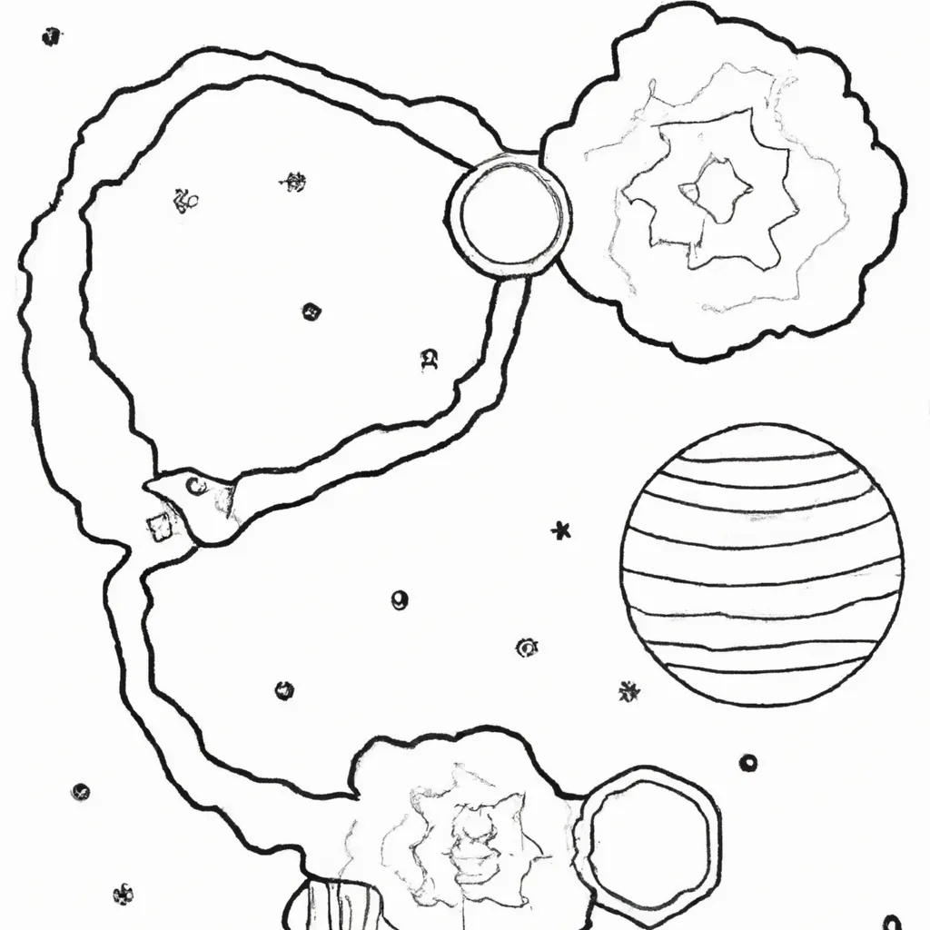 Descubra o Mundo das Nebulosas com Desenhos para Imprimir e Colorir!