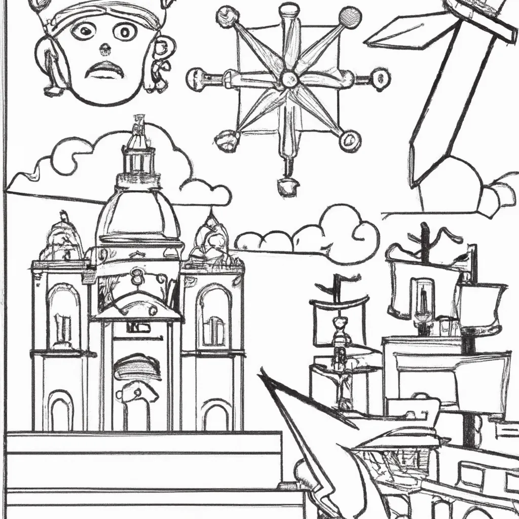 Como Desenhar Elementos Históricos e Culturais: Desenhos Para Imprimir ...