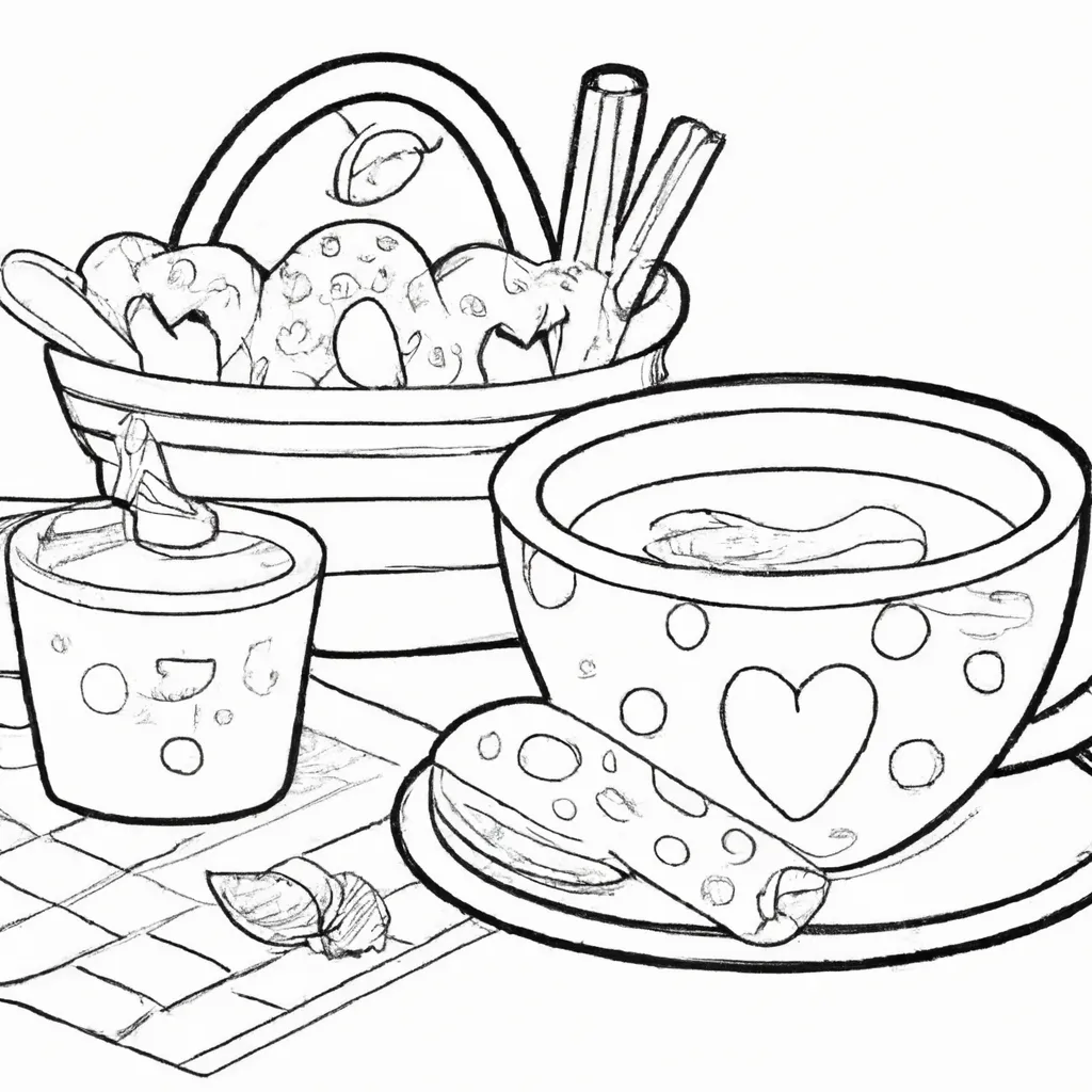 Merenda Divertida: Baixe e Imprima Desenhos para Colorir!