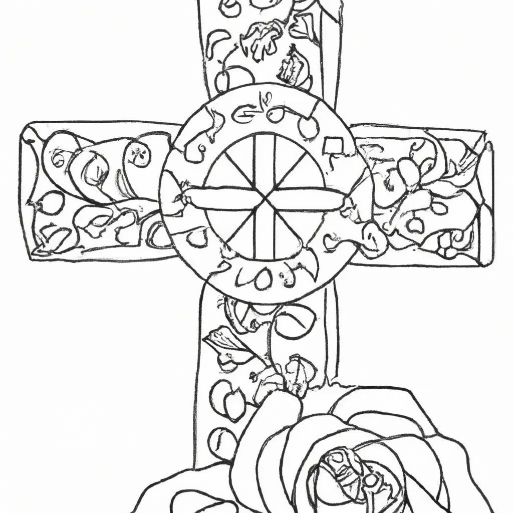 A Rosa-Cruz: Desenhos Para Imprimir e Colorir, Uma Experiência ...