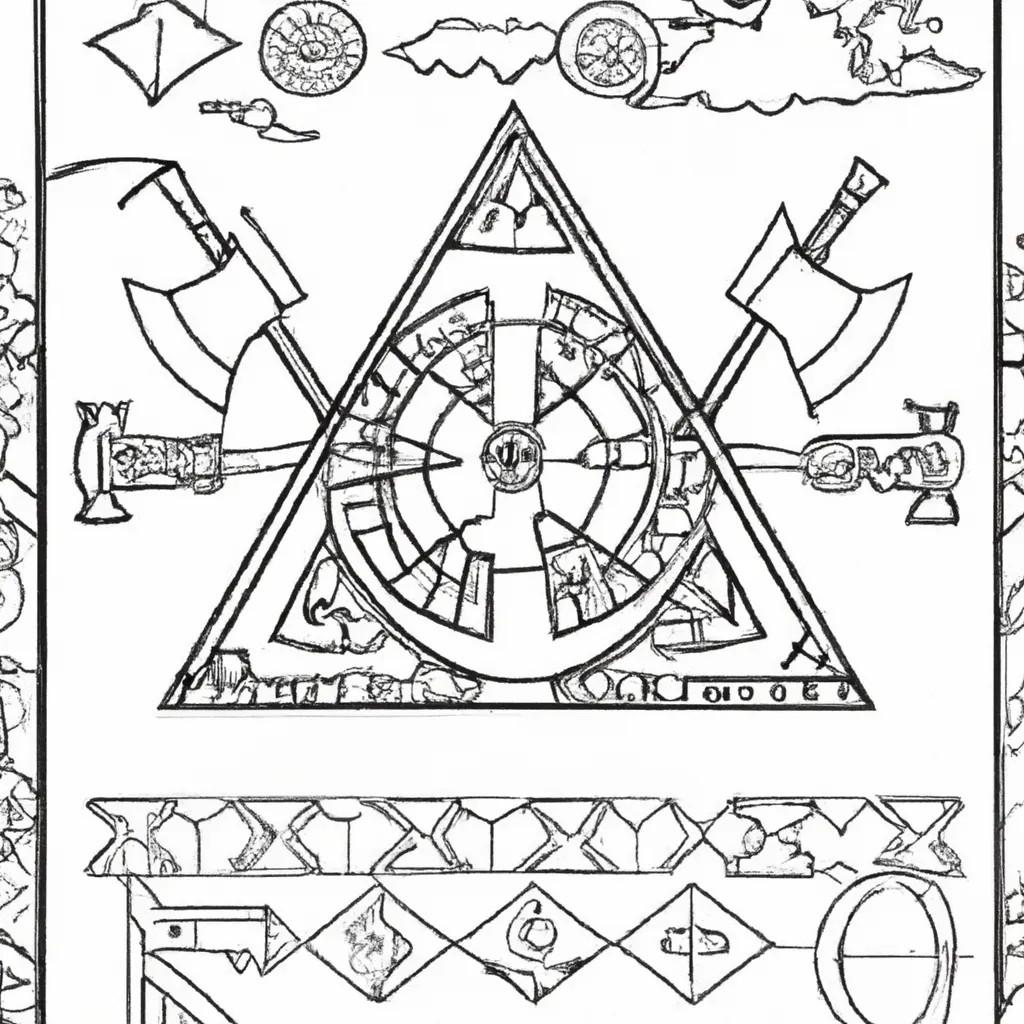 Descubra o Poder das Runas com Desenhos para Imprimir e Colorir!