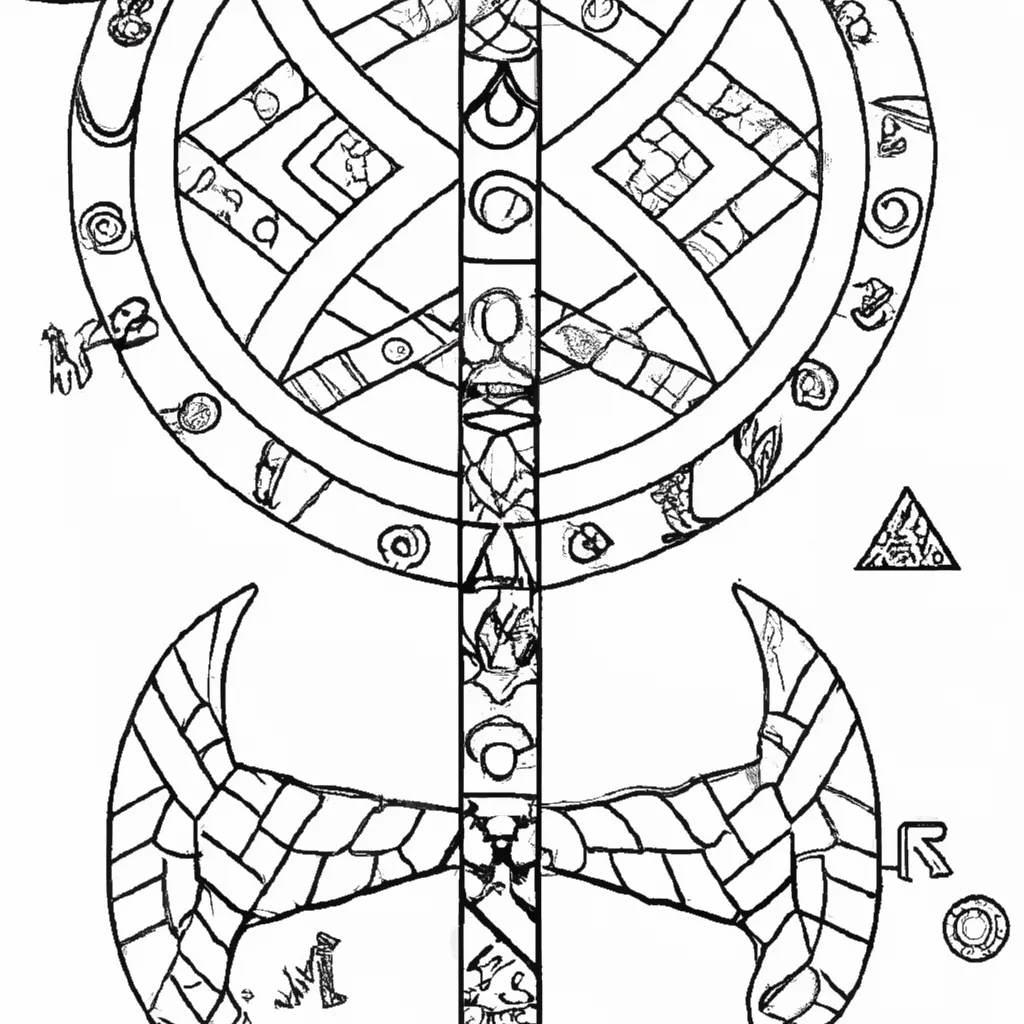 Descubra o Poder das Runas com Desenhos para Imprimir e Colorir!